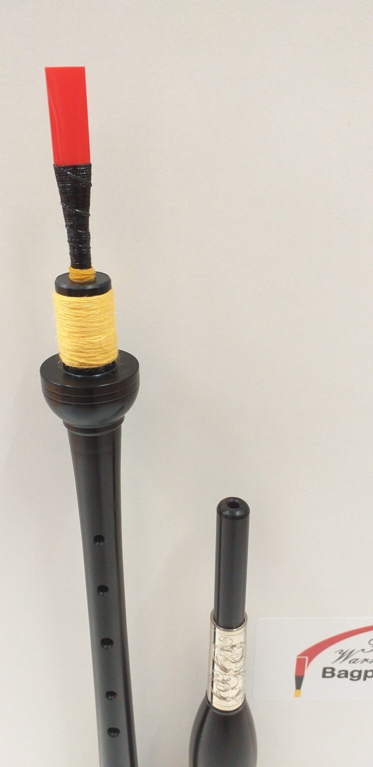 No. 8 – Engraved Tuneable Practice Chanter – Frazer Warnock Bagpipes